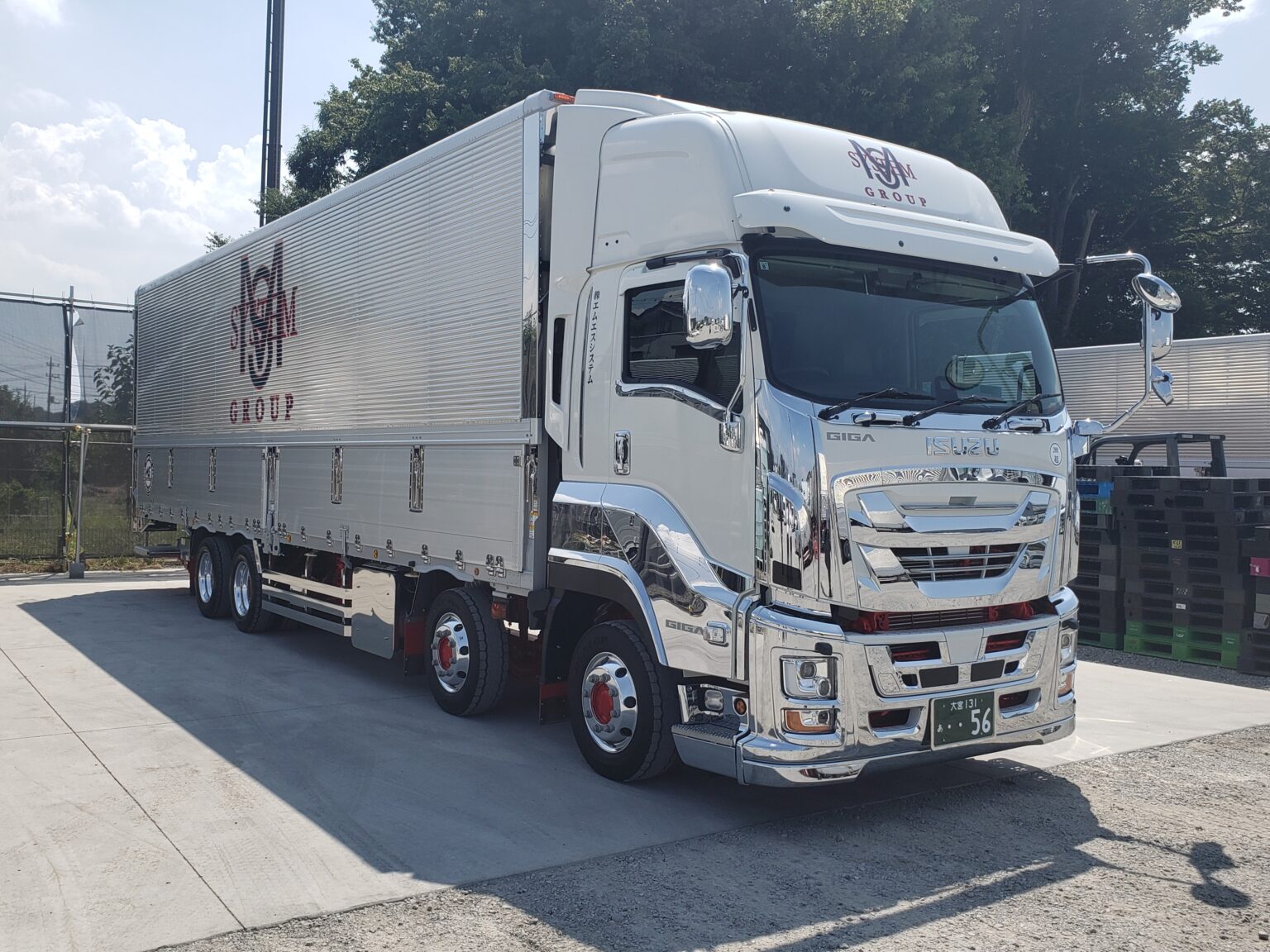 新型 ISUZU GIGA 納車されました。（本年度3台目） | 株式会社エムエスシステム｜さまざまなニーズに応えて業容を拡大する運送会社